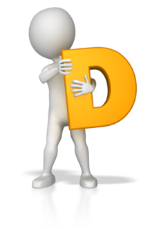 stick_figure_holding_letter_d_7699 | Equilibrio